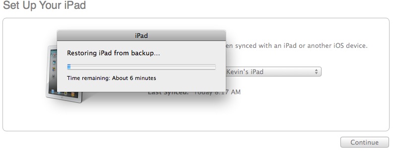 How to Use a Backup to Set Up a New iPad 2, iPad, iPhone or iPod Touch