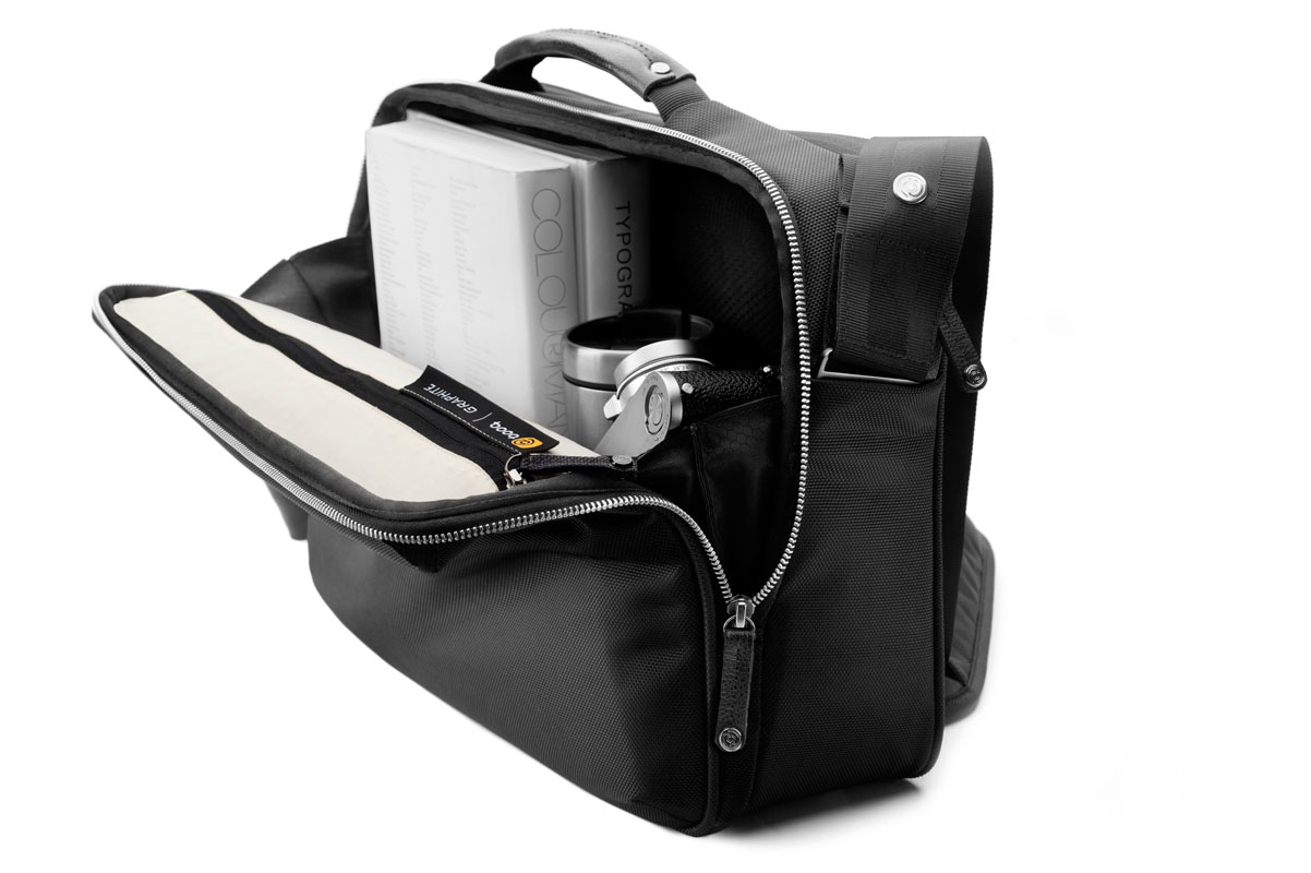 Booq Boa Brief Graphite: Midsized Computer Bag with Tons of Storage