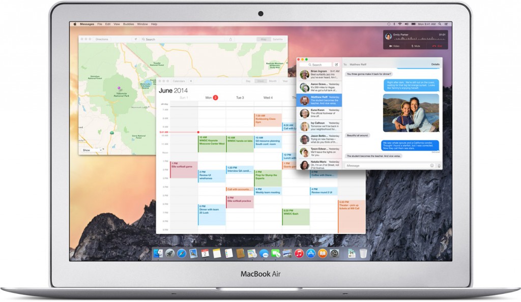 Apple Unveils OSX 10.10 Yosemite with iOS Style