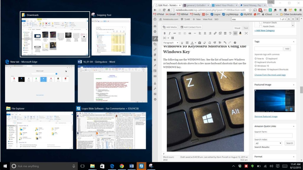 100+ Essential Windows 10 Keyboard Shortcuts