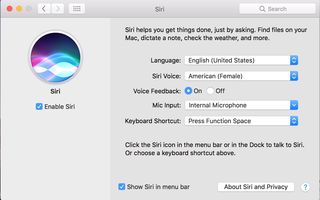 How to Use Siri Hands Free with macOS 10.11