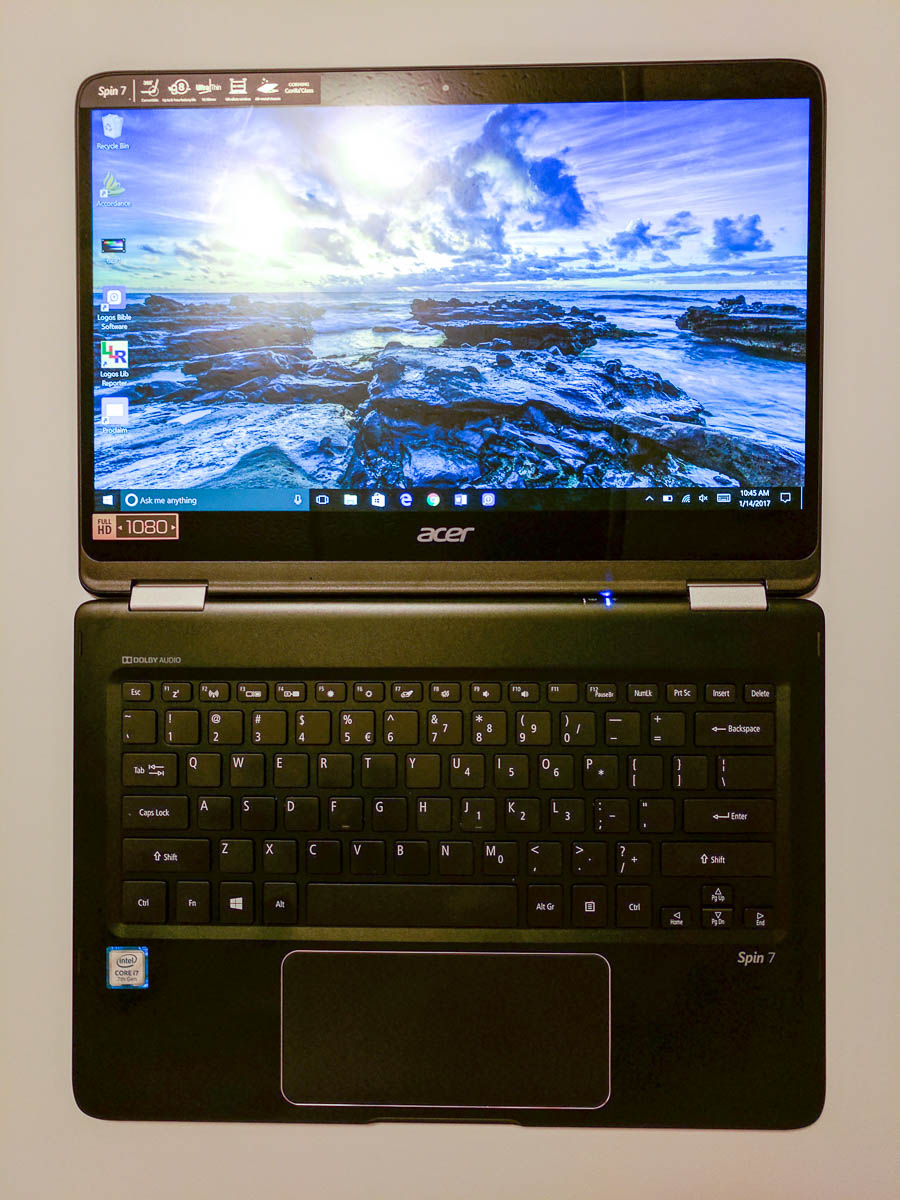 Acer Spin 7 Laptop Review: Thin and Powerful Convertible
